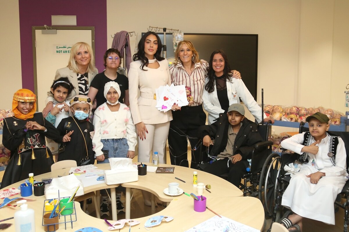 Georgina Rodriguez Supports Children in Saudi Cancer Center - lucire