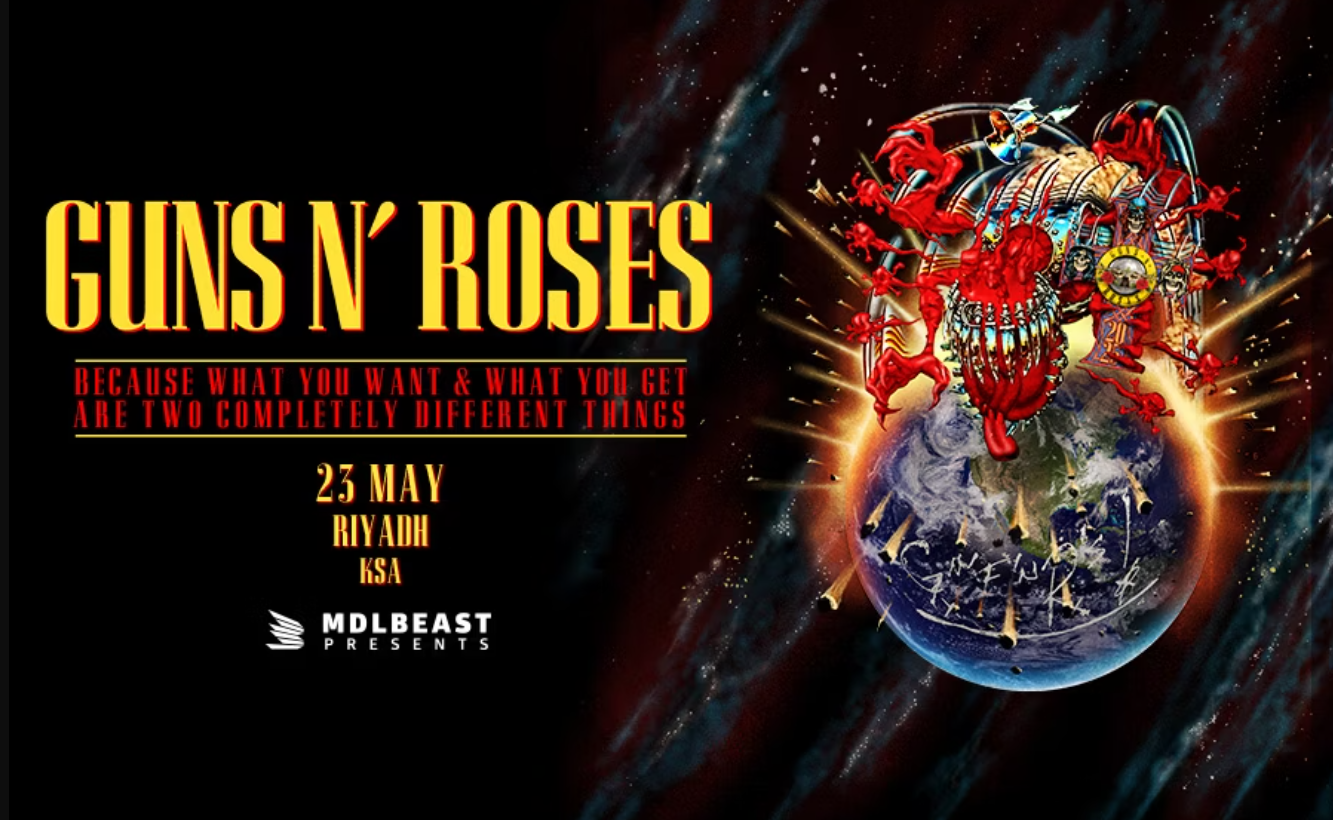 Don’t Miss Guns N’ Roses Concert in Riyadh - lucire